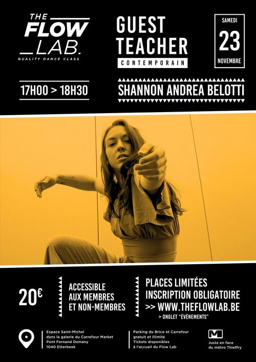 The Flow Lab | Stages & Workshop de danse à Bruxelles